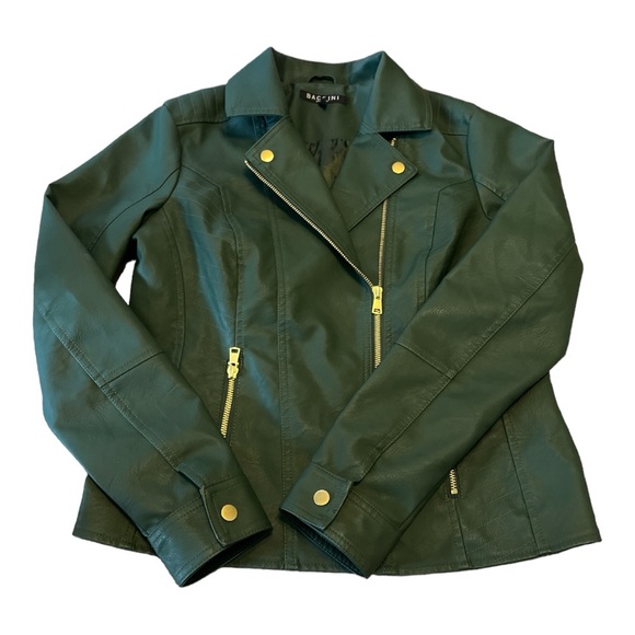 Baccini | Jackets & Coats | Baccini Womens Motorcycle Vegan Leather ...